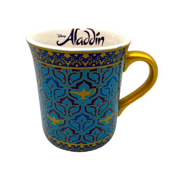 Disney | Kitchen | Disney Aladdin Blue Gold Genie Lamp Moroccan Design ...